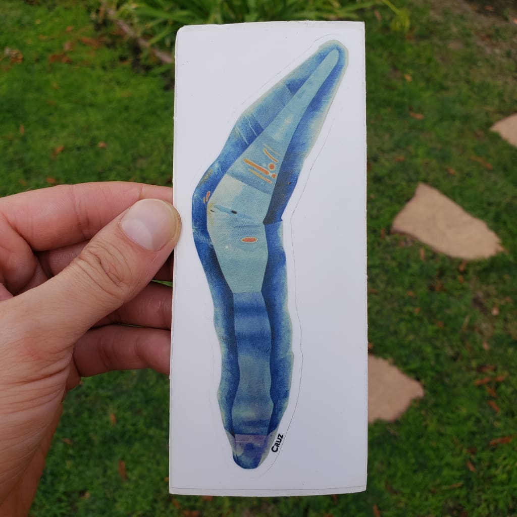 Sapphire Vinyl Sticker – Sacred Earth Alchemy